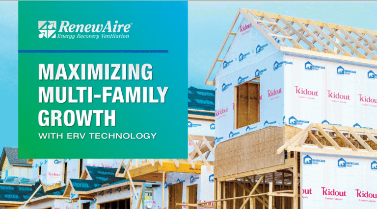 Maximizing Multi-family Growth with ERV Technology - RenewAire