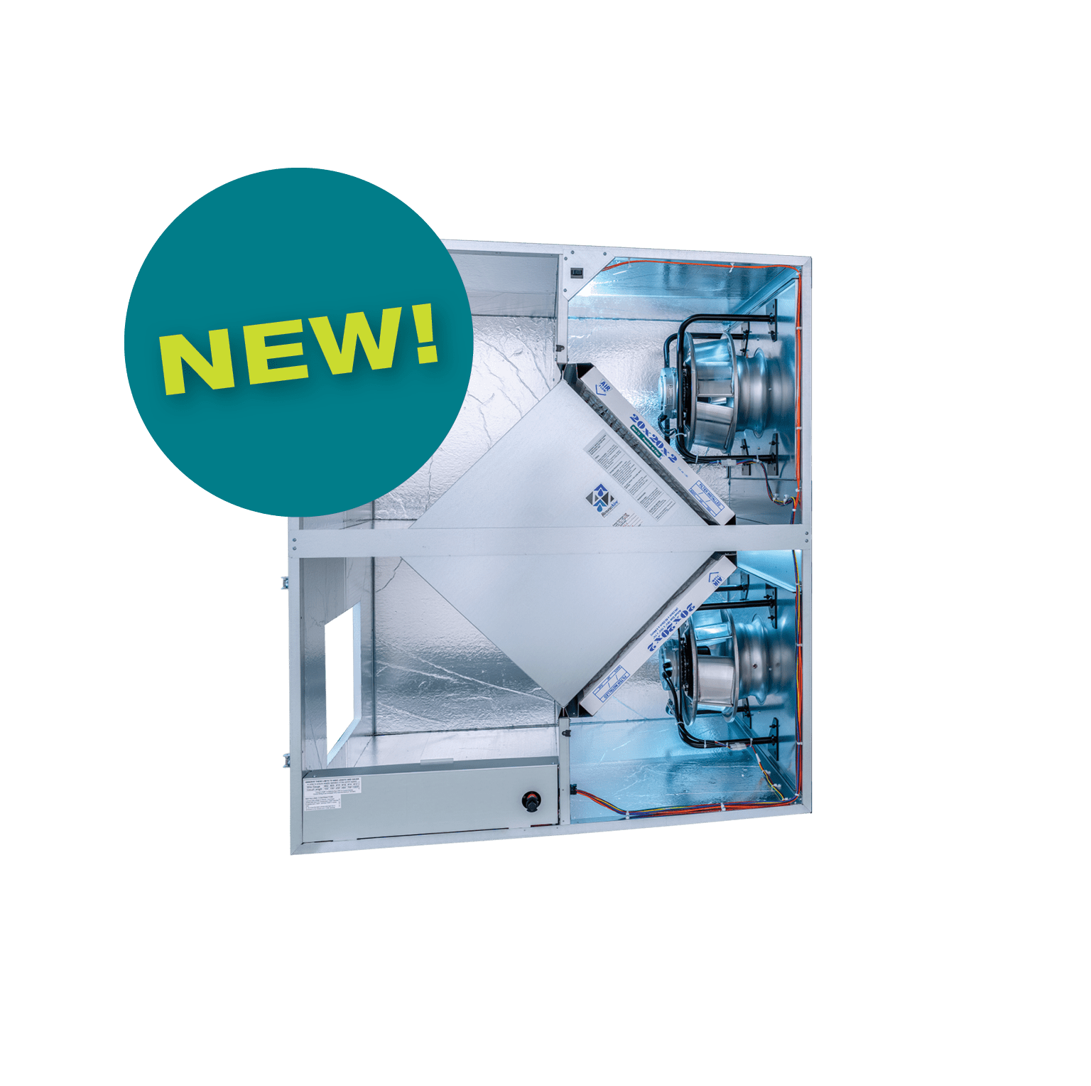 RenewAire HE20IN | Commercial Indoor ERV | 500-2,200 CFM